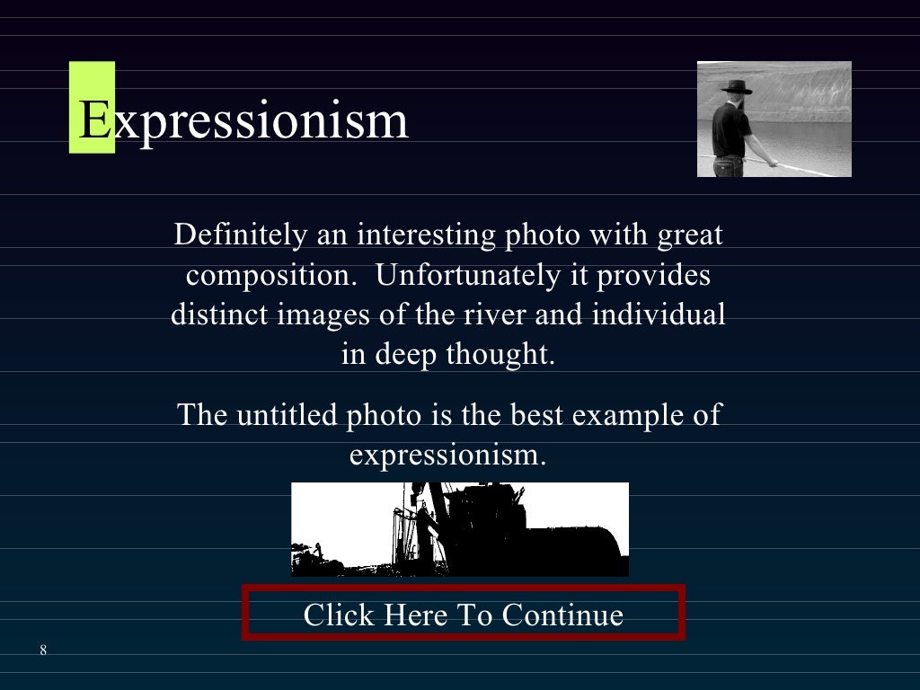 Principles of photography I