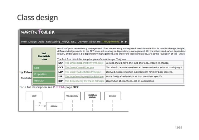 Principles of PHP Package Design - DomCode, first monthly meeting | PPT