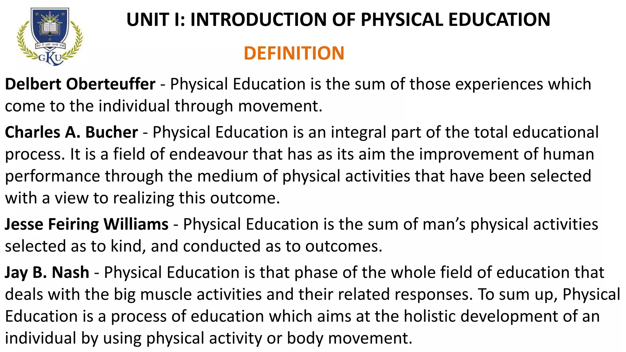 Principles & Foundation of physical education | PPTX
