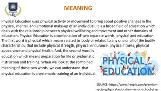 Principles & Foundation of physical education | PPTX
