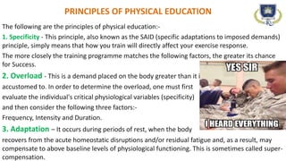 Principles & Foundation of physical education | PPTX