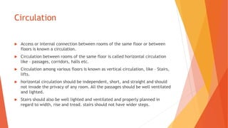 Principles of building planning | PPTX