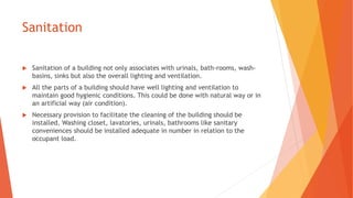 Principles of building planning | PPTX