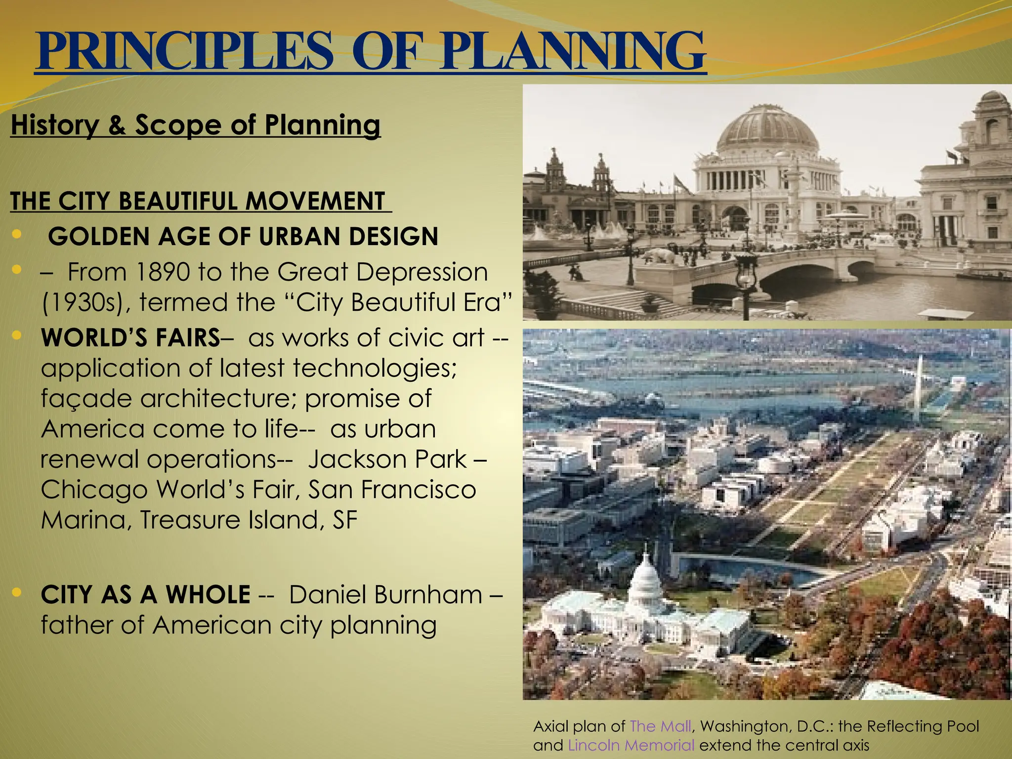 PRINCIPLES OF PLANNING - GENRRAL PRINCIPLES OF PLANNING, URBAN AND ...