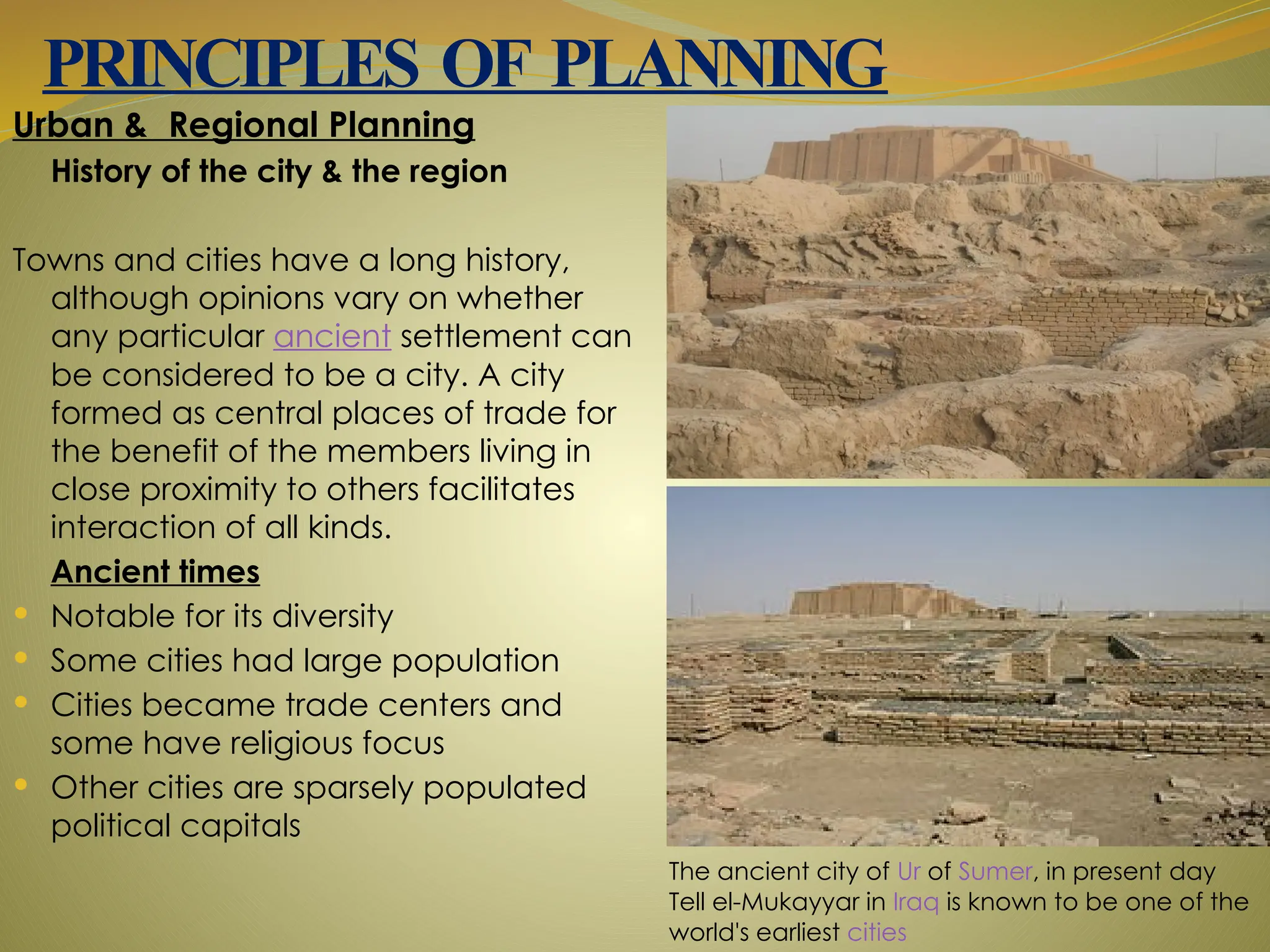 PRINCIPLES OF PLANNING - GENRRAL PRINCIPLES OF PLANNING, URBAN AND ...