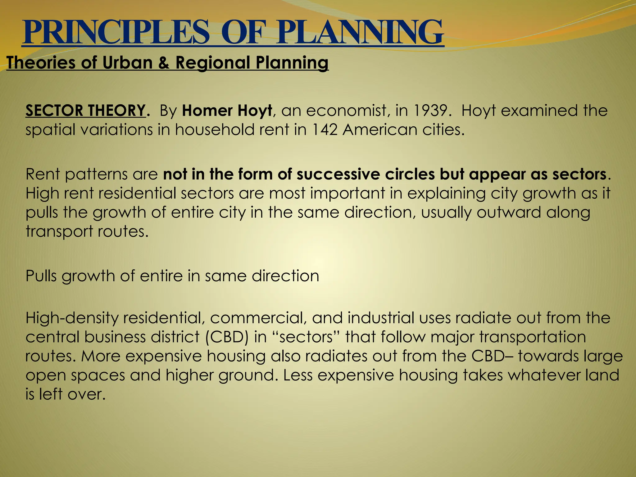 PRINCIPLES OF PLANNING - GENRRAL PRINCIPLES OF PLANNING, URBAN AND ...