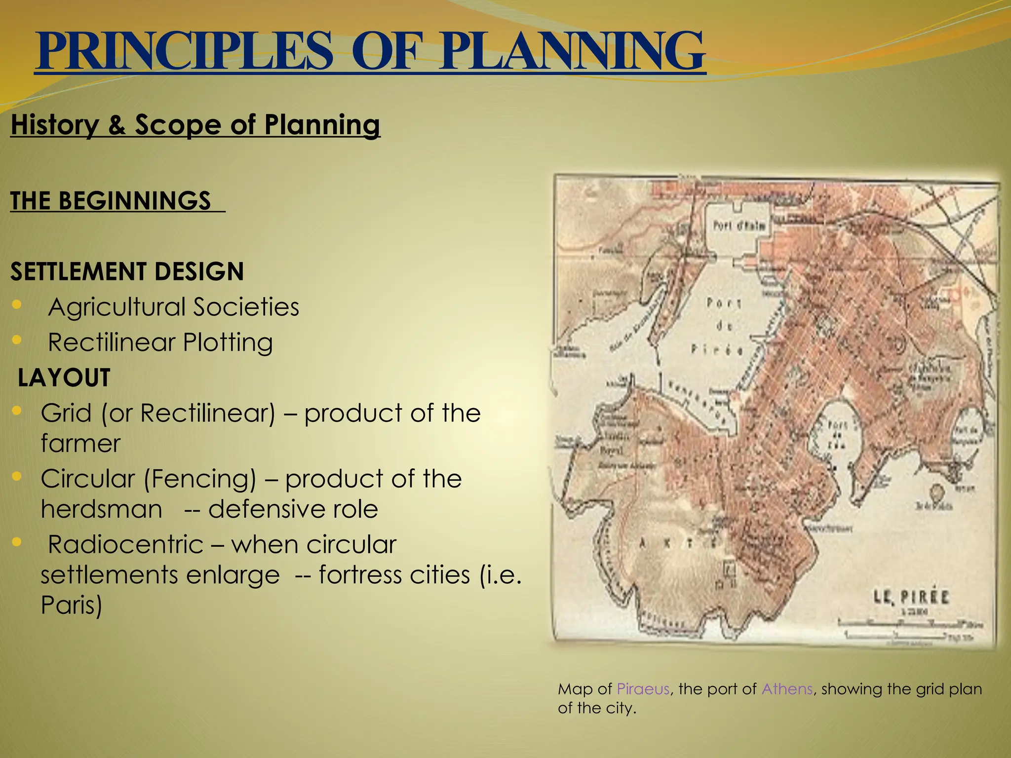 PRINCIPLES OF PLANNING - GENRRAL PRINCIPLES OF PLANNING, URBAN AND ...