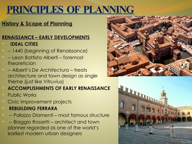 PRINCIPLES OF PLANNING - GENRRAL PRINCIPLES OF PLANNING, URBAN AND ...