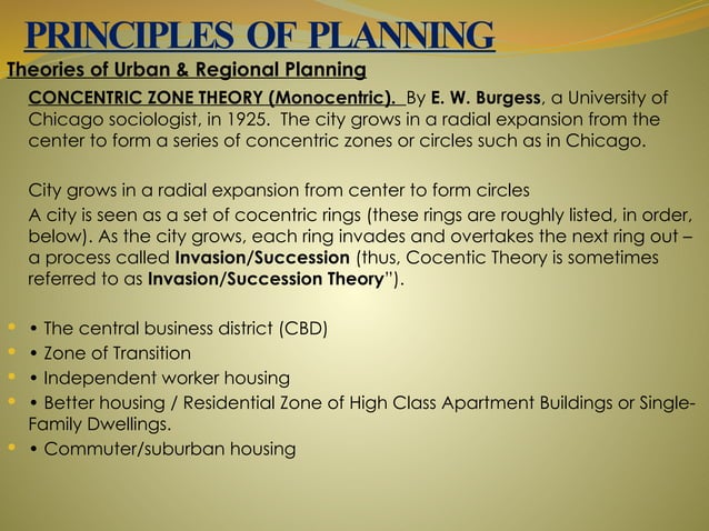 PRINCIPLES OF PLANNING - GENRRAL PRINCIPLES OF PLANNING, URBAN AND ...