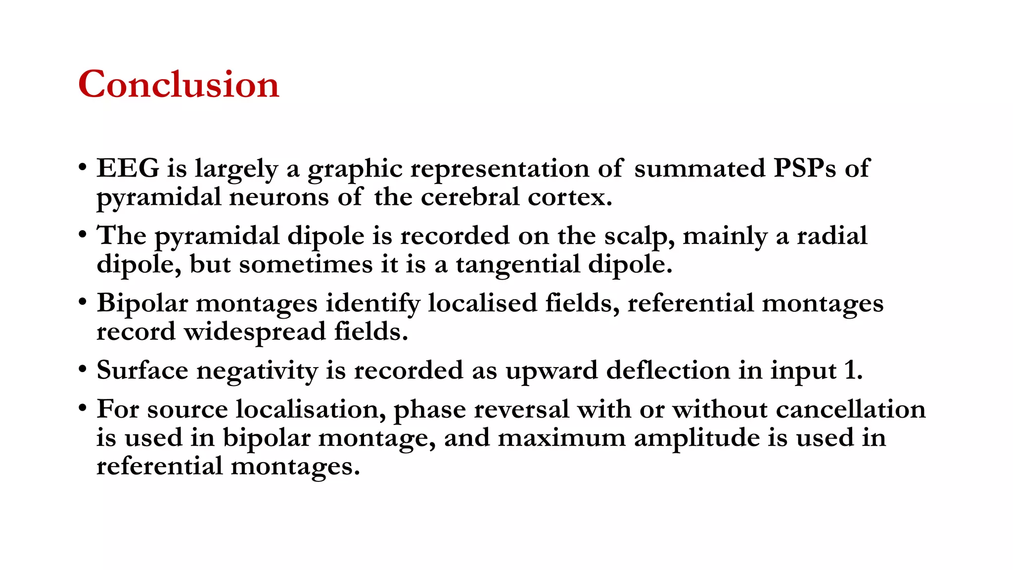 Principles of polarity in eeg | PPTX