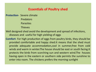 principles of poultry housing and housing system.pptx