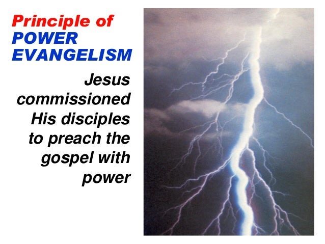 Principles of power evangelism