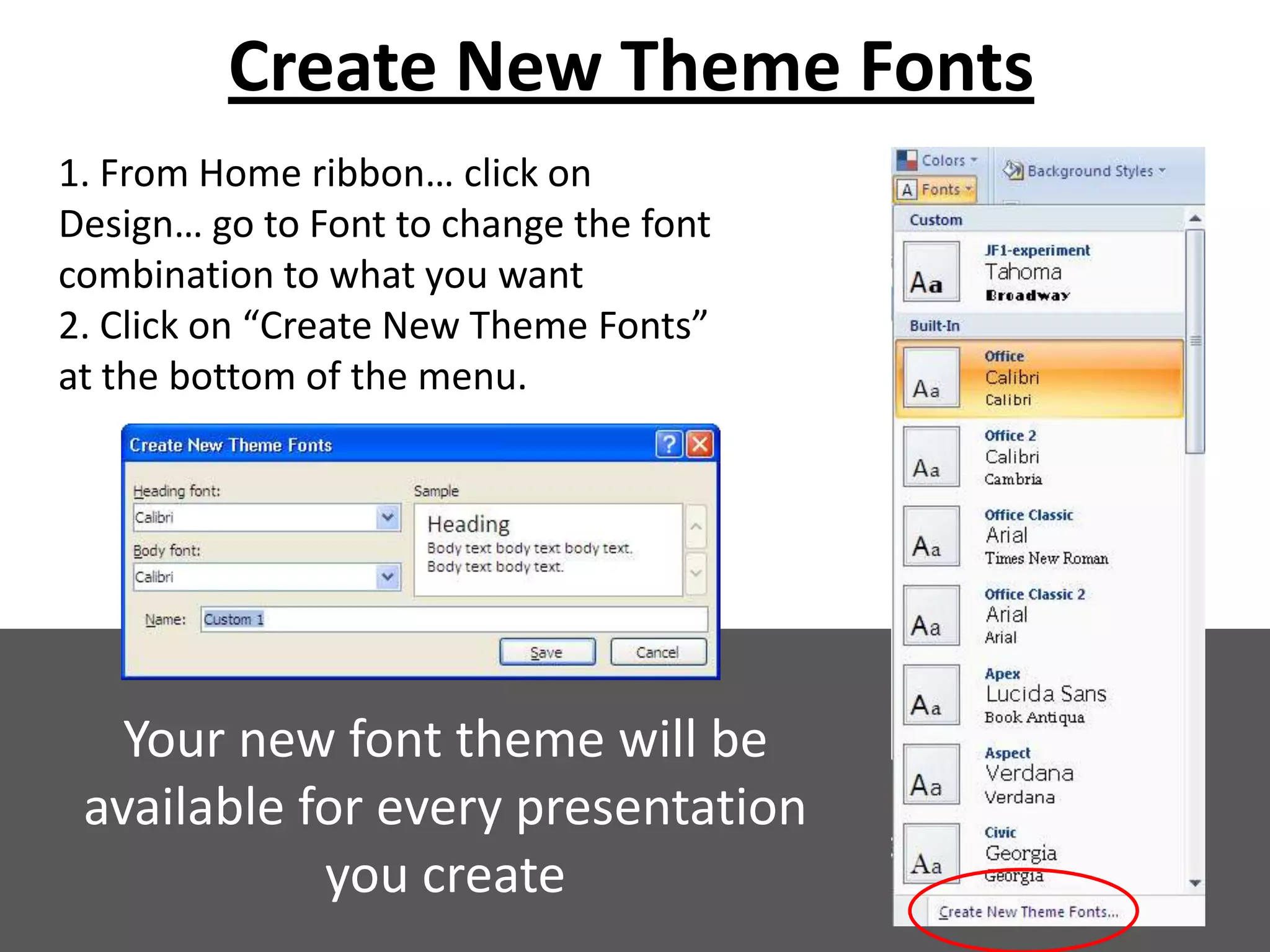 Principles Of Power Point Design Manipulating Typography | PPT