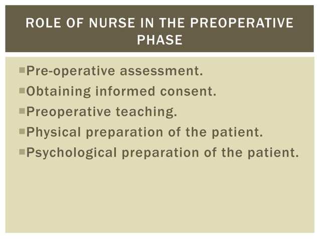 Principles of Pre and post operative care.pptx | First Aid | Injuries