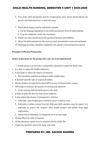 PRINCIPLES OF PRE AND POST OPERATIVE CARE OF INFANTS AND CHILDREN.pdf