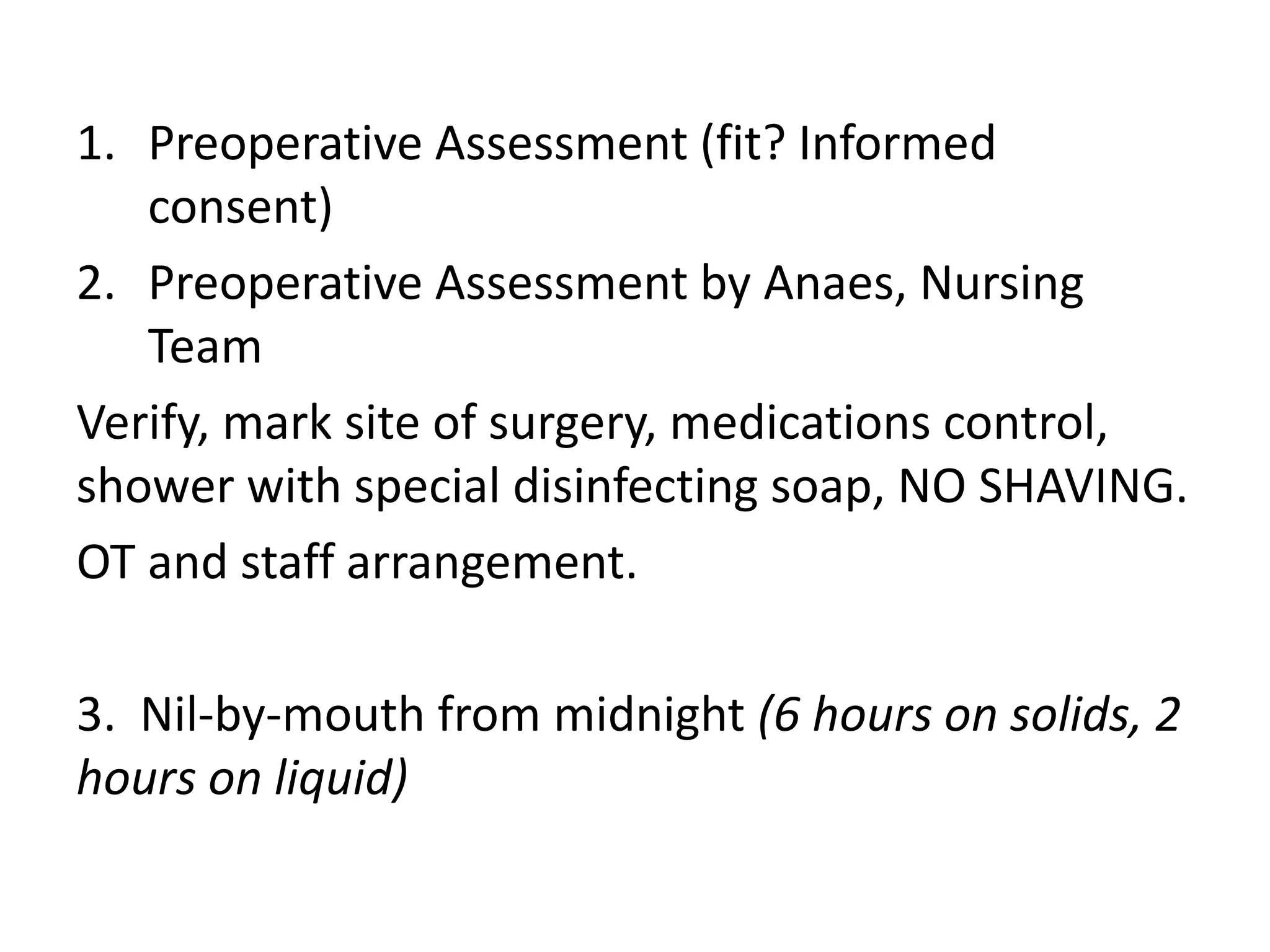 Principles of preoperative assessment | PPTX