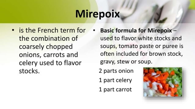 Principles of preparing stocks | PPTX