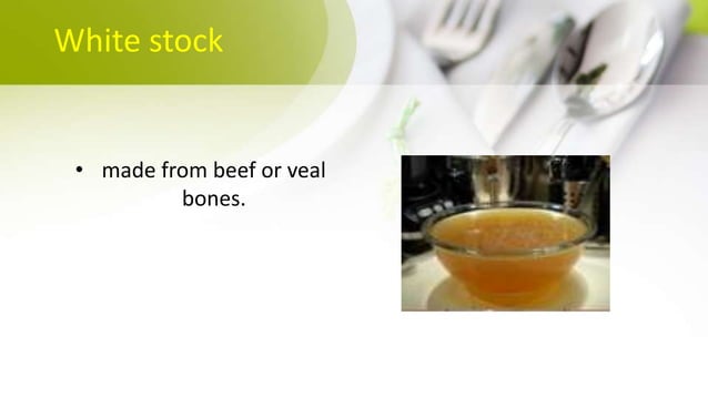 Principles of preparing stocks | PPTX