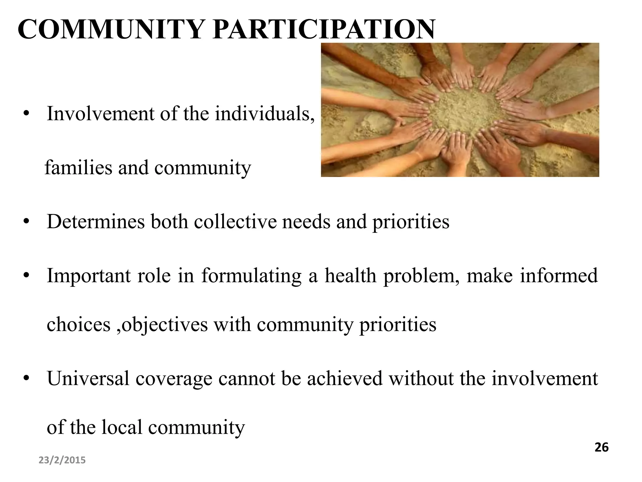 Principles of primary health care | PPTX