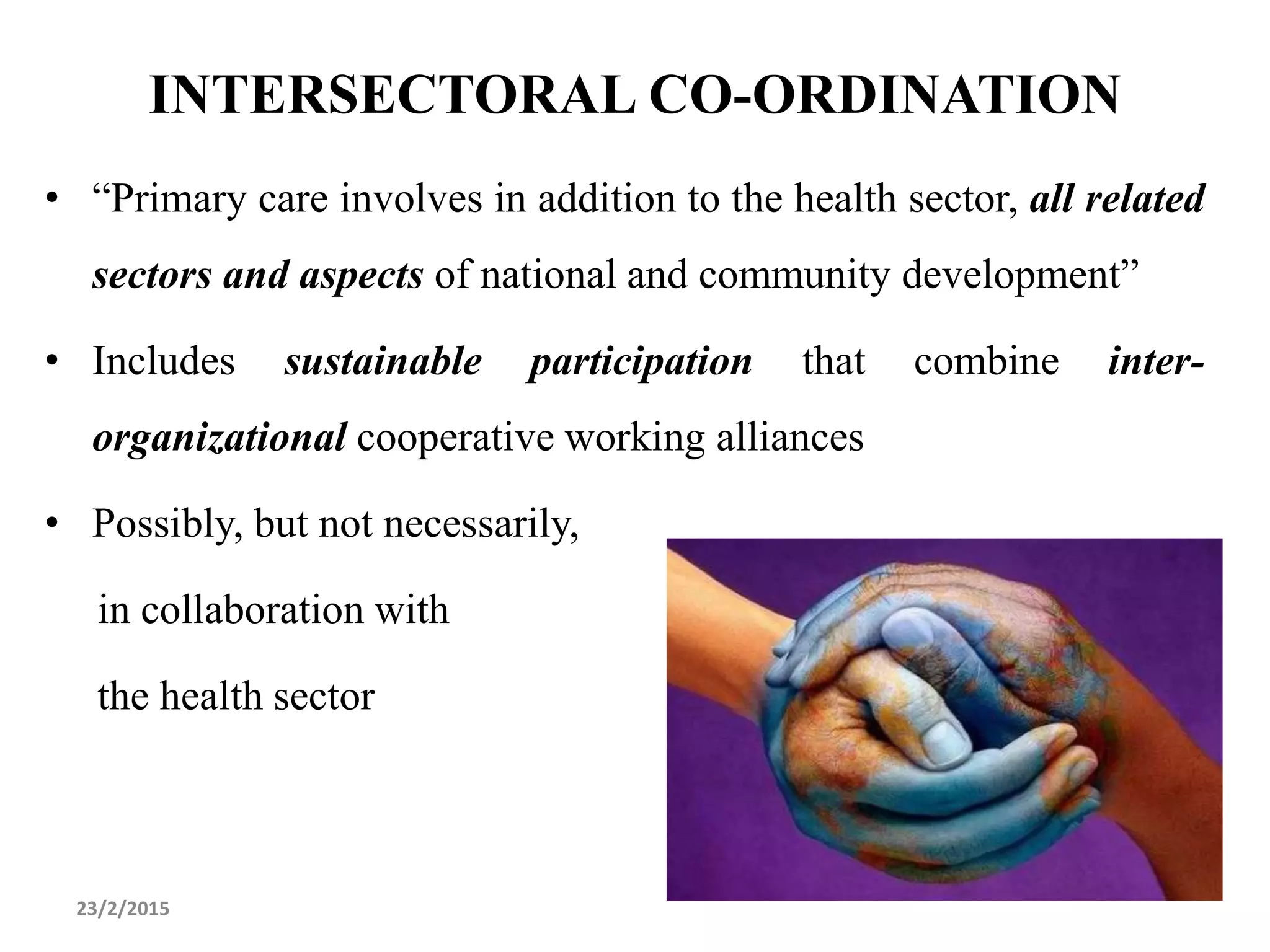 Principles of primary health care | PPTX