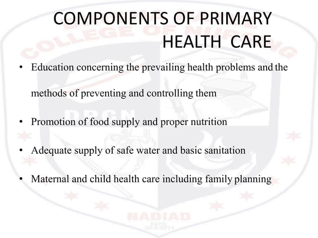 Principles of primary health care | PPT