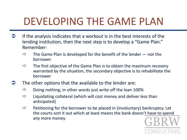 Principles of Problem Loan Management | PPTX