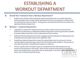 Principles of Problem Loan Management | PPTX