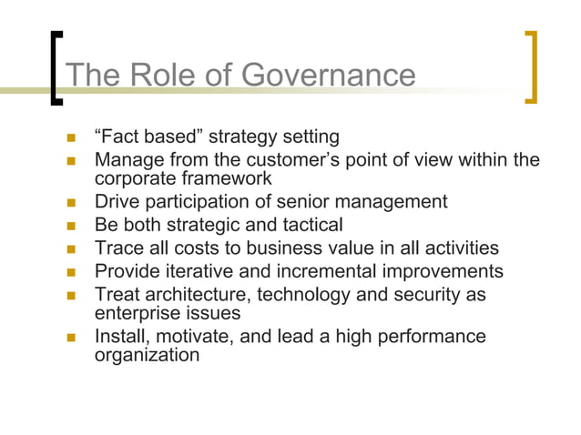 Principles of program governance | PDF | Business Administration | Business