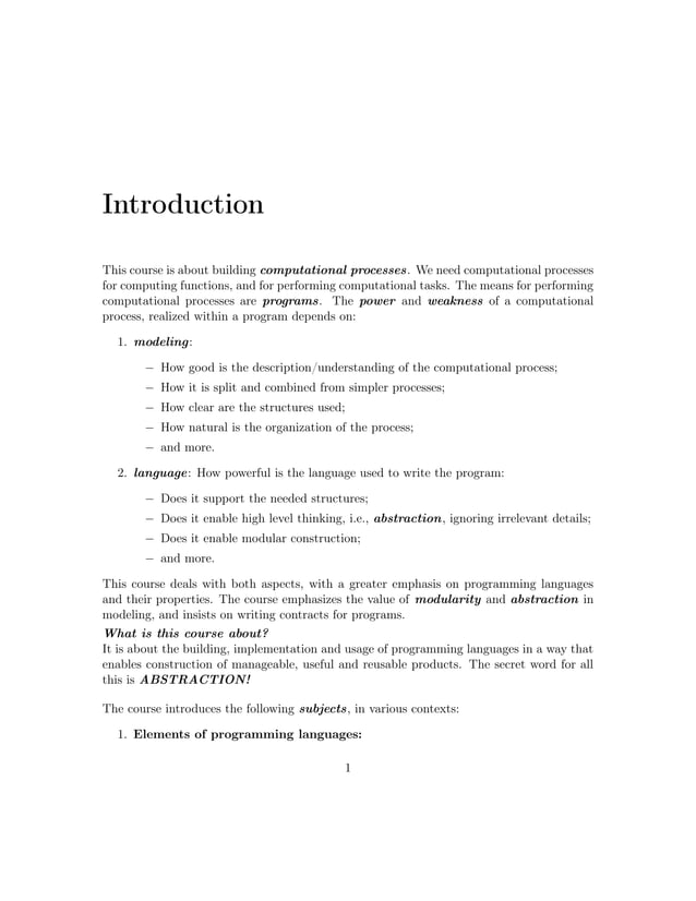 Principles of programming languages | PDF