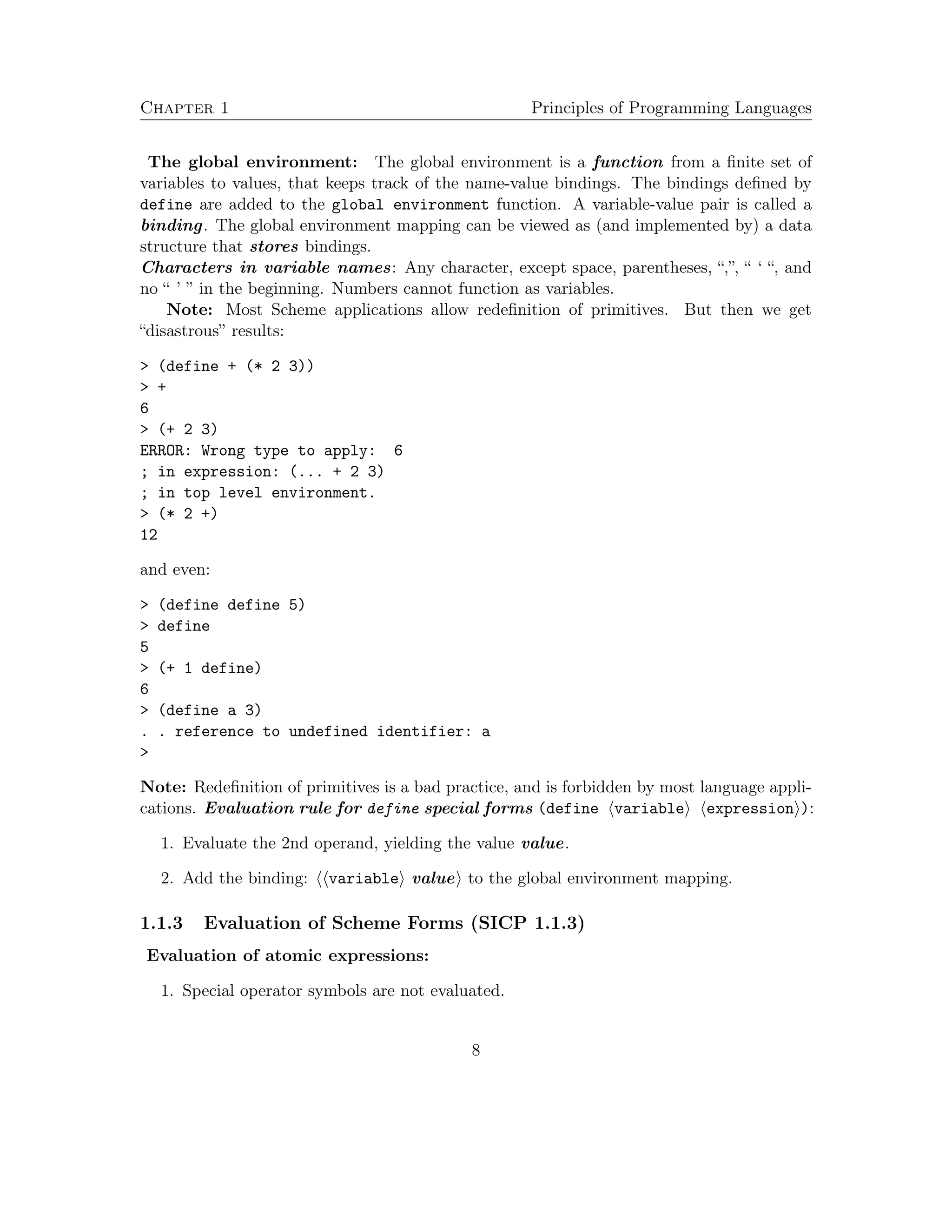 Principles of programming languages | PDF