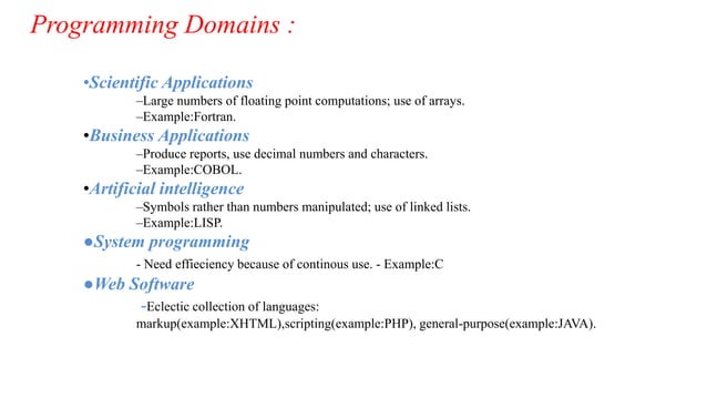 PRINCIPLES OF PROGRAMMING LANGUAGES _Chapter 1.ppt PRINCIPLES OF PROGRAMMING LANGUAGES _Chapter 1.ppt