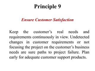 Principles of project management | PPT