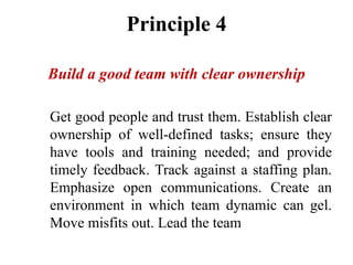 Principles of project management | PPT