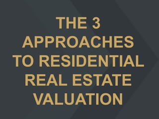 Principles of Real Estate Property Valuation | PPTX