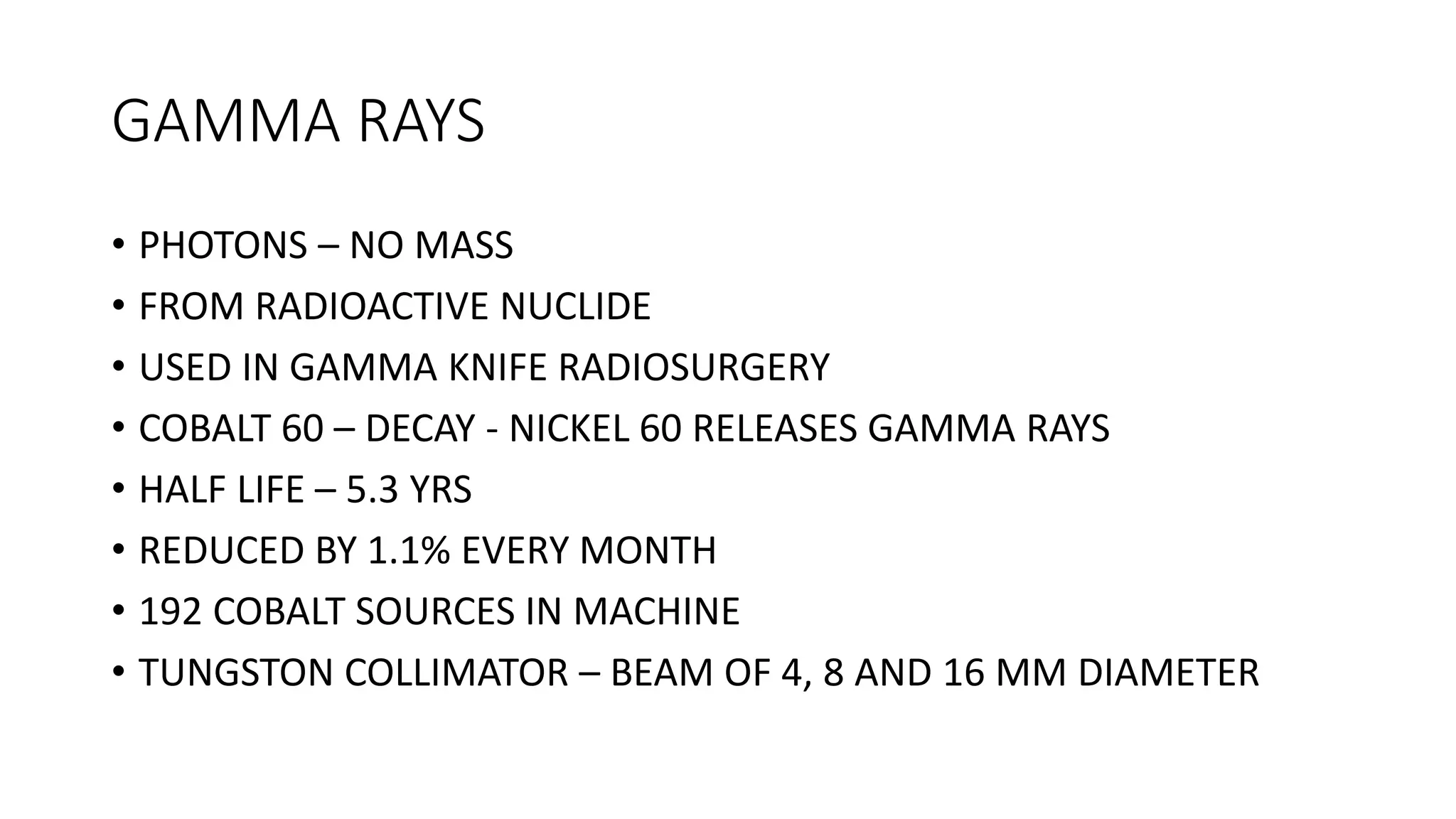 Principles of proton beam and cyberknife radiosurgery | PPTX