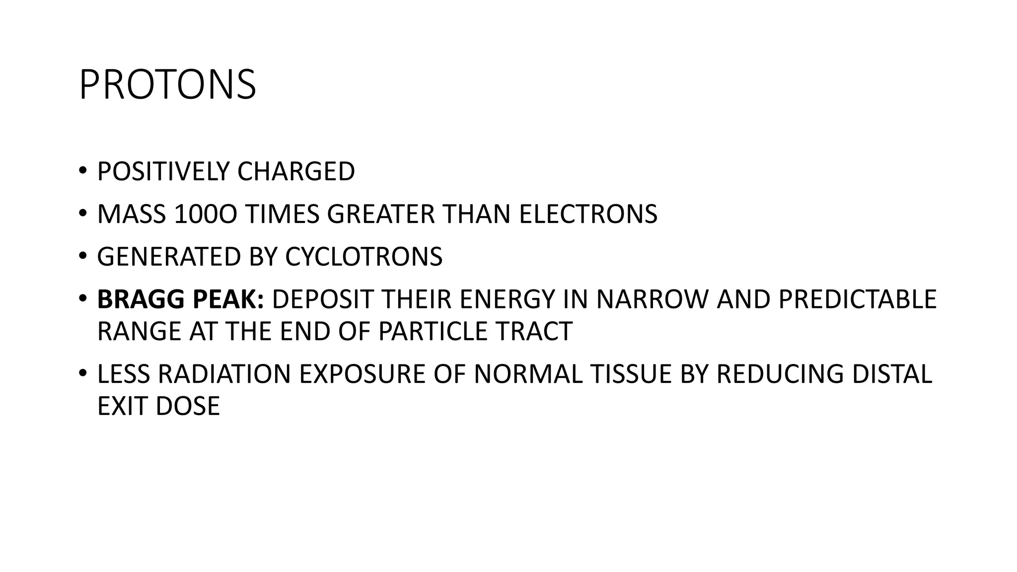 Principles of proton beam and cyberknife radiosurgery | PPTX