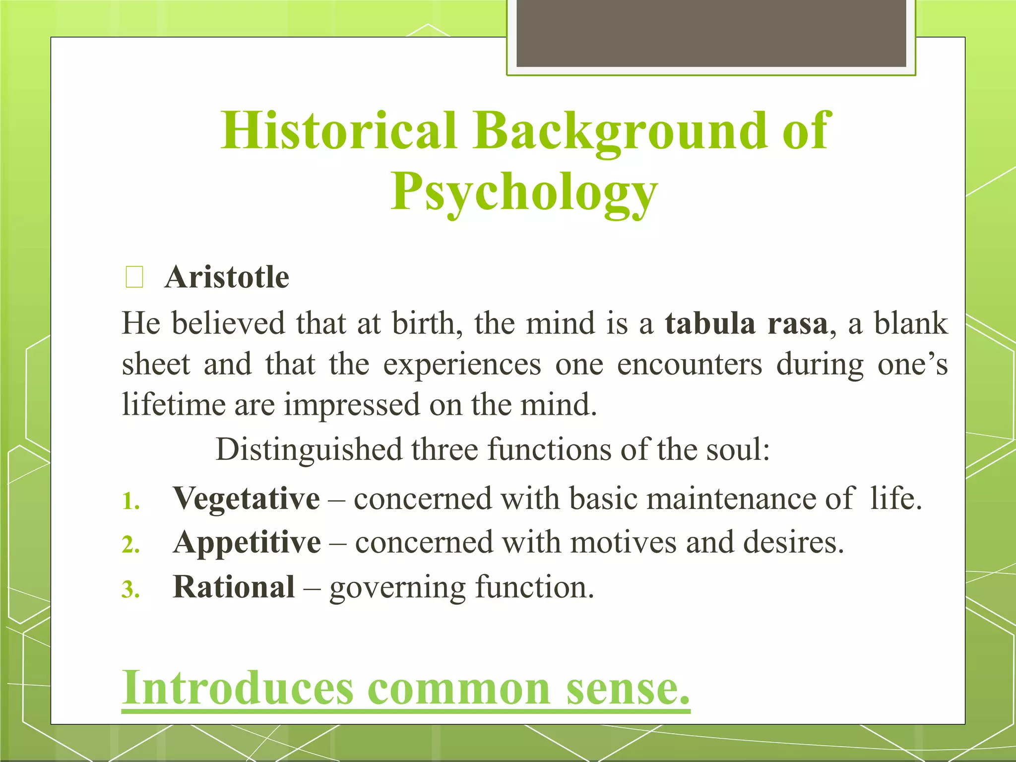 Principles of psychology | PPTX