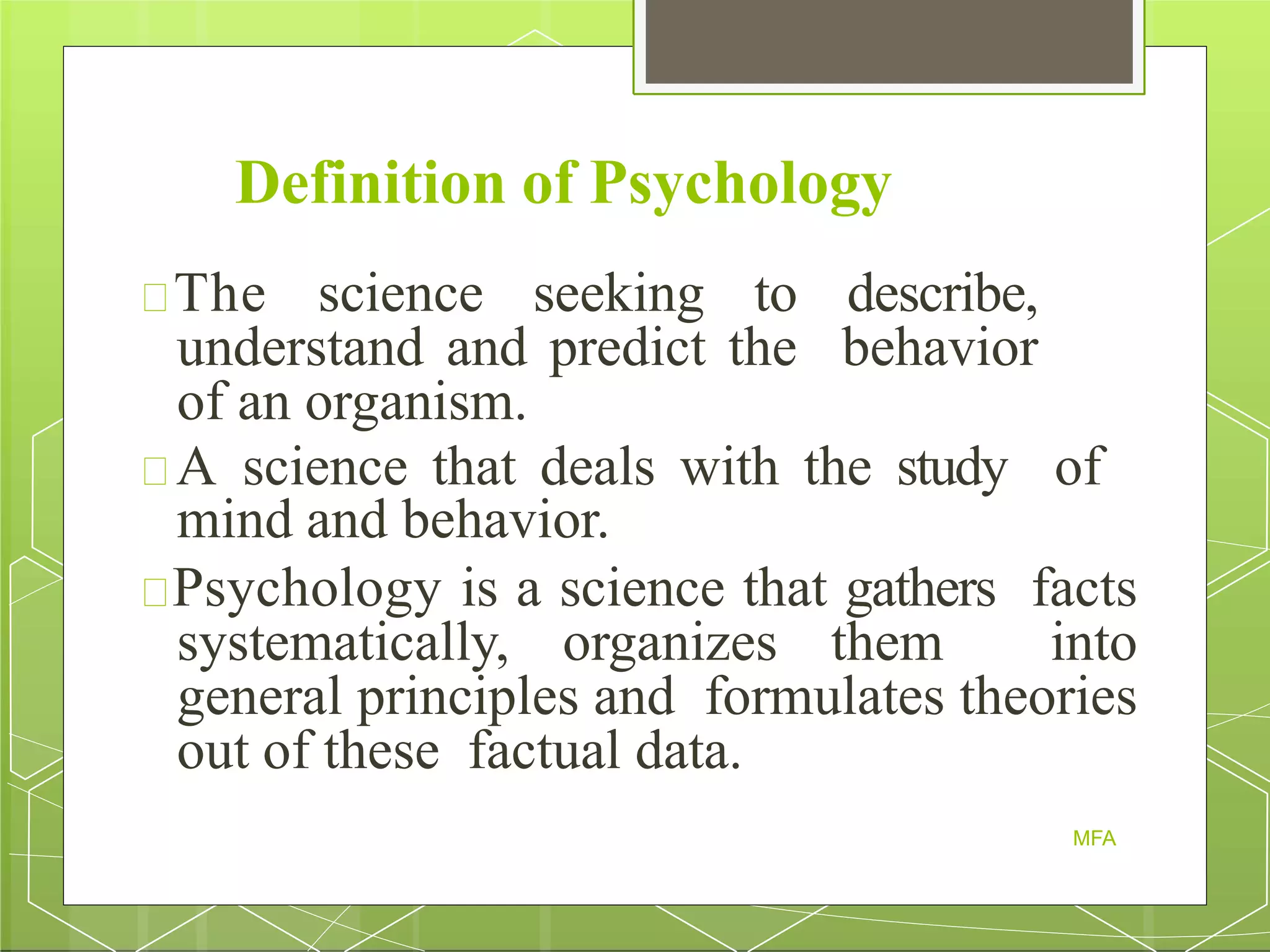 Principles of psychology | PPTX