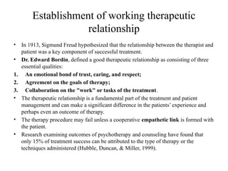 Psychotherapy and Core Principles of Psychotherapy | PPTX | Physical ...