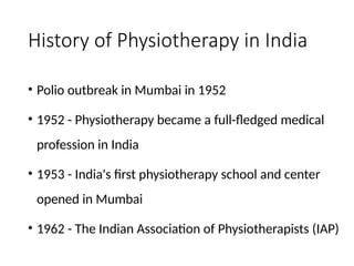 Principles of Physiotherapy (Physical therapy) Practice | PPTX