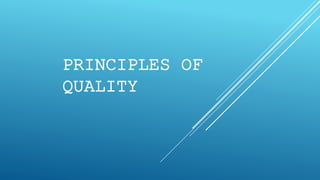 Principles of quality | PPT