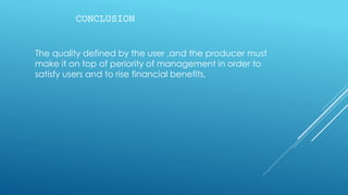 Principles of quality | PPT