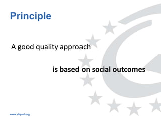 Principles of quality framework design | PPTX