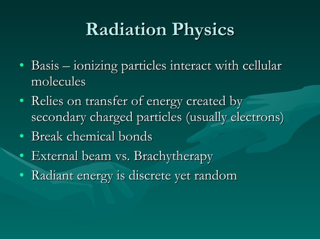 Principles of radiation oncology | PPT | Cancer | Diseases and Conditions