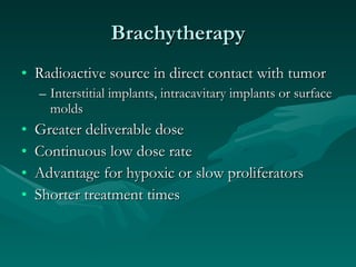 Principles of radiation oncology | PPT