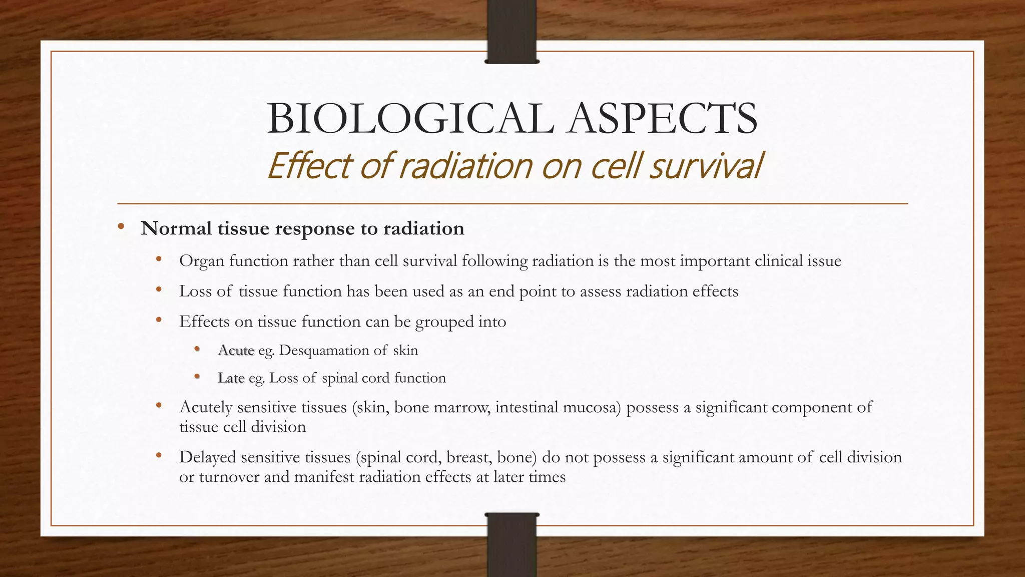Principles of radiation therapy | PPTX