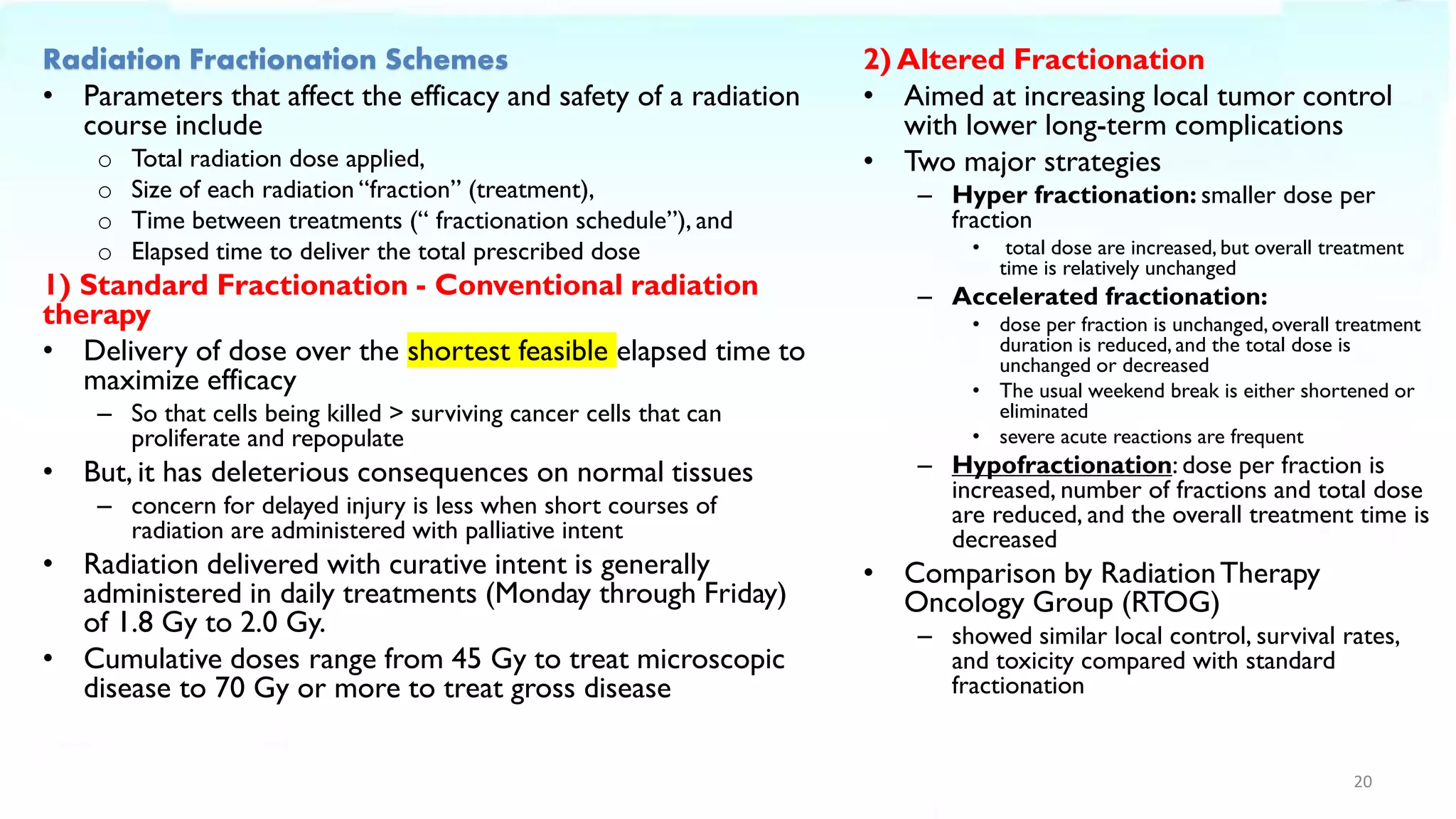 Principles of Radiation Therapy (July 2021) | PDF
