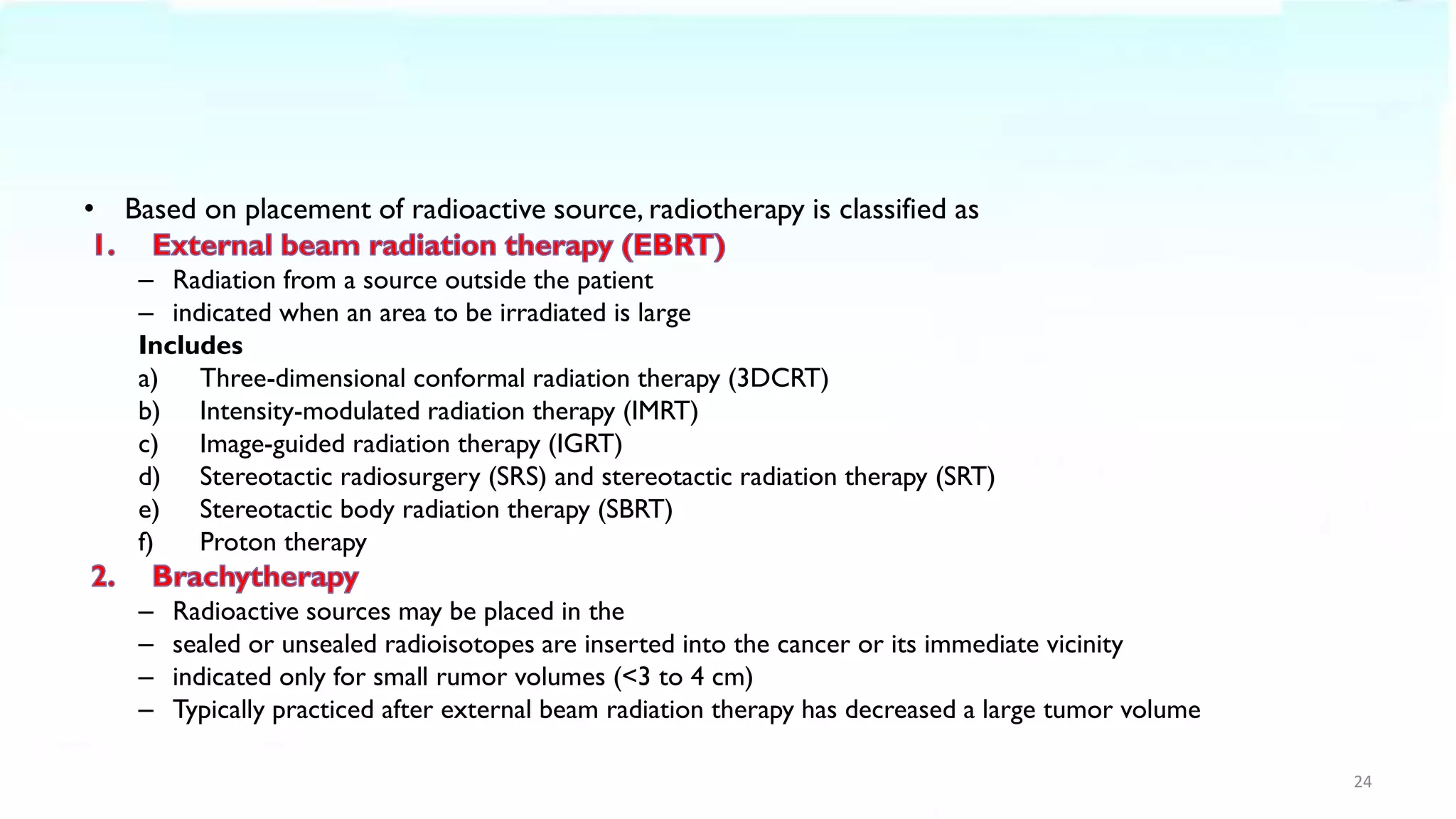 Principles of Radiation Therapy (July 2021) | PDF