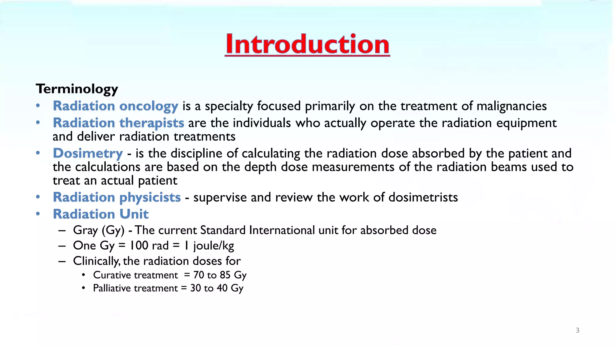 Principles of Radiation Therapy (July 2021) | PDF