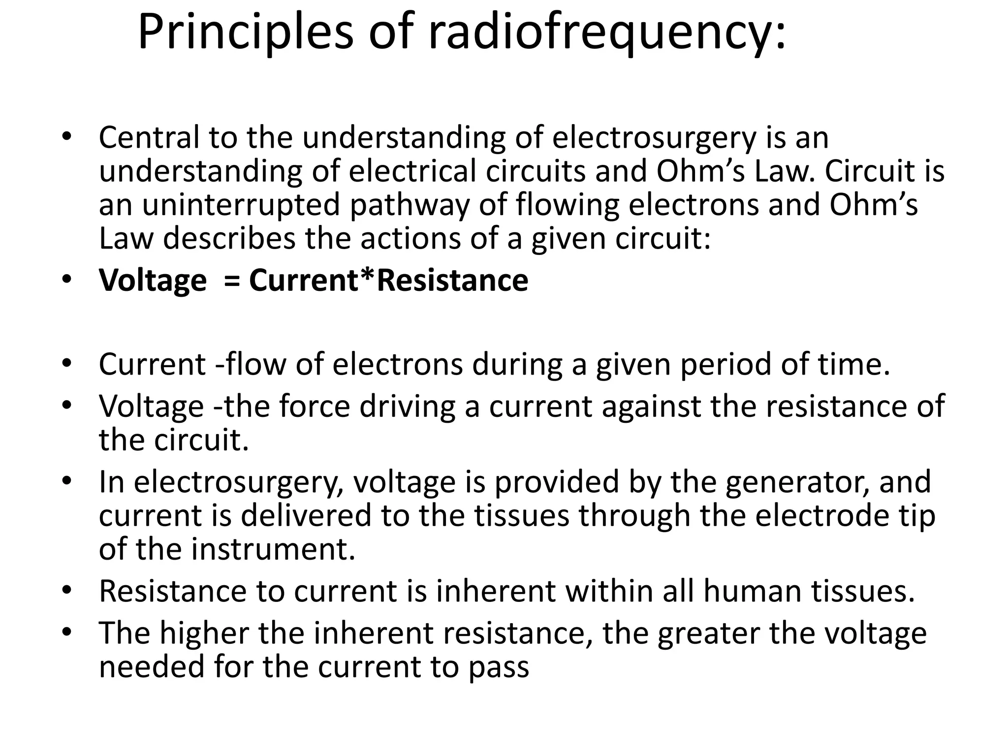 Principles Of Radiofrequency And Its ENT Applications | PPTX